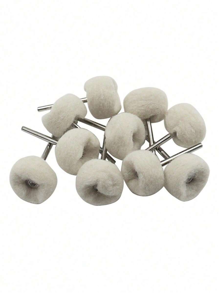 5/10/20pcs Wool Polishing Wheels, Shank Artificial Wool Polishing Wheel ...