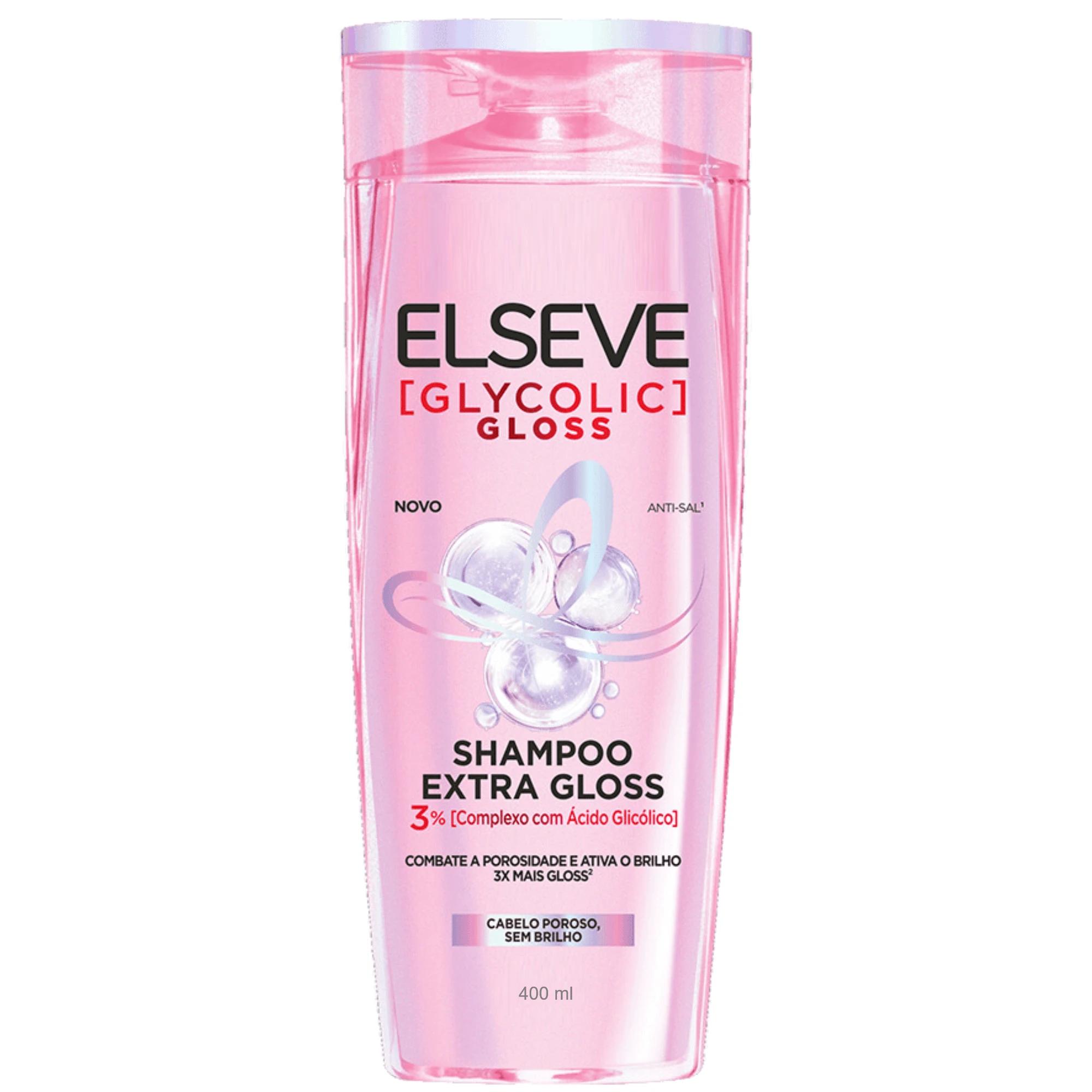 Shampoo/Conditioner Kit 400ml + Glycolic Gloss Acidifier Elseve Hair ...