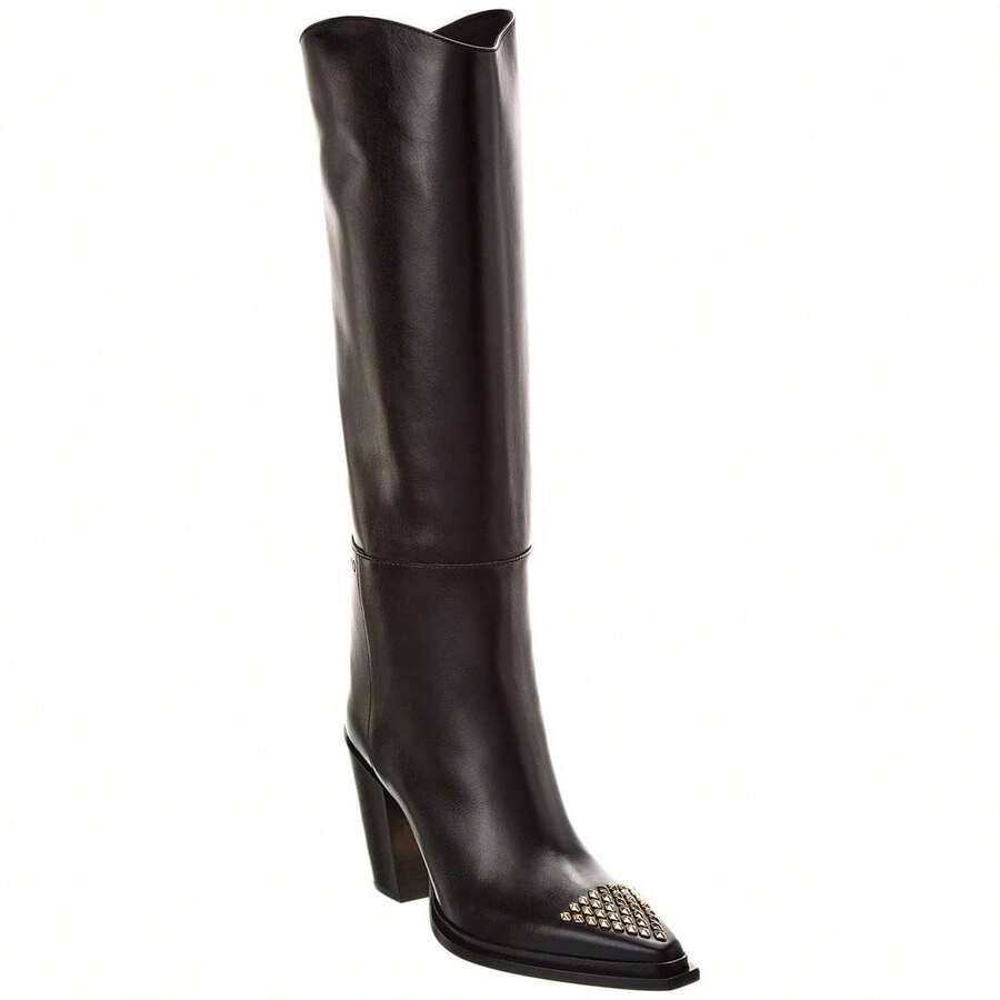 Jimmy Choo Cece 80 Leather Knee-High Boot | SHEIN USA