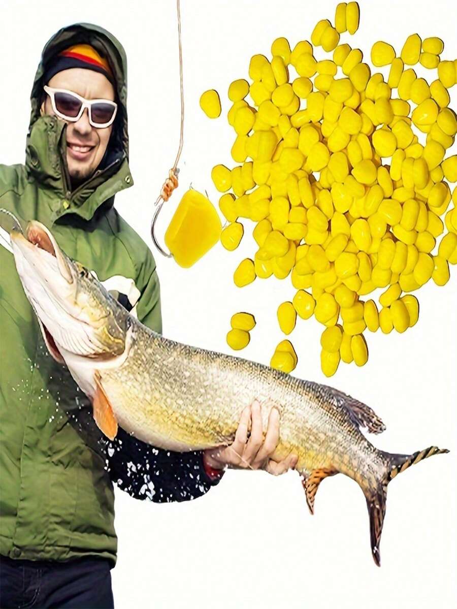Silicone Corn Flavored Soft Bait Floating Water Corn Carp False Bait ...