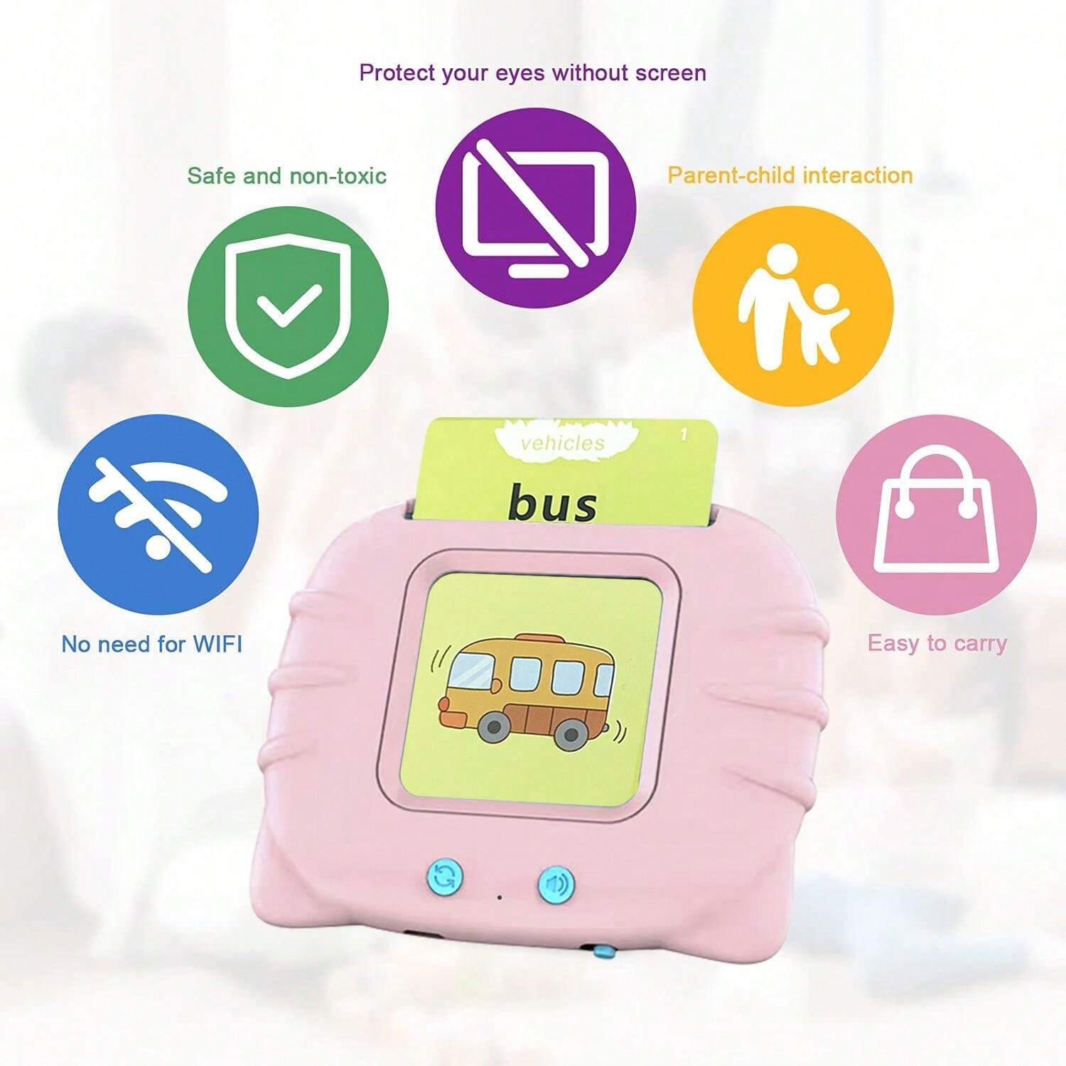 Talking Flash Cards,ABC Learning For Toddlers 2-4, Toys, Speech Therapy ...