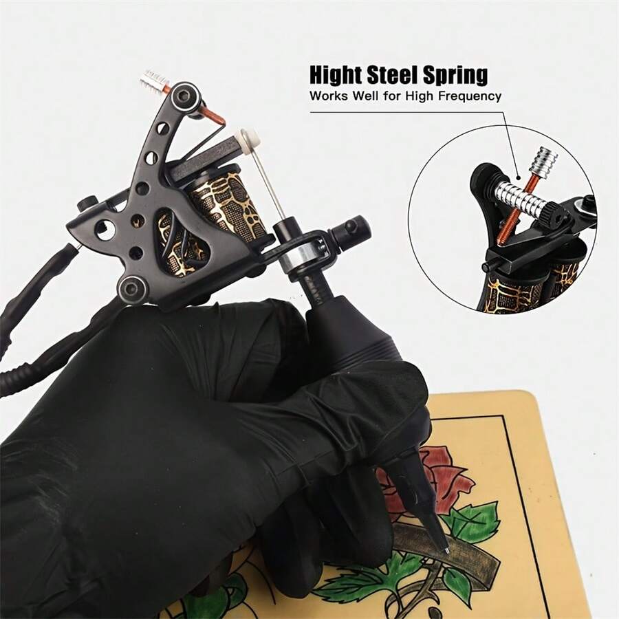Traditional Coil Tattoo Machine Kit - Includes Coil, Tip, Handle ...