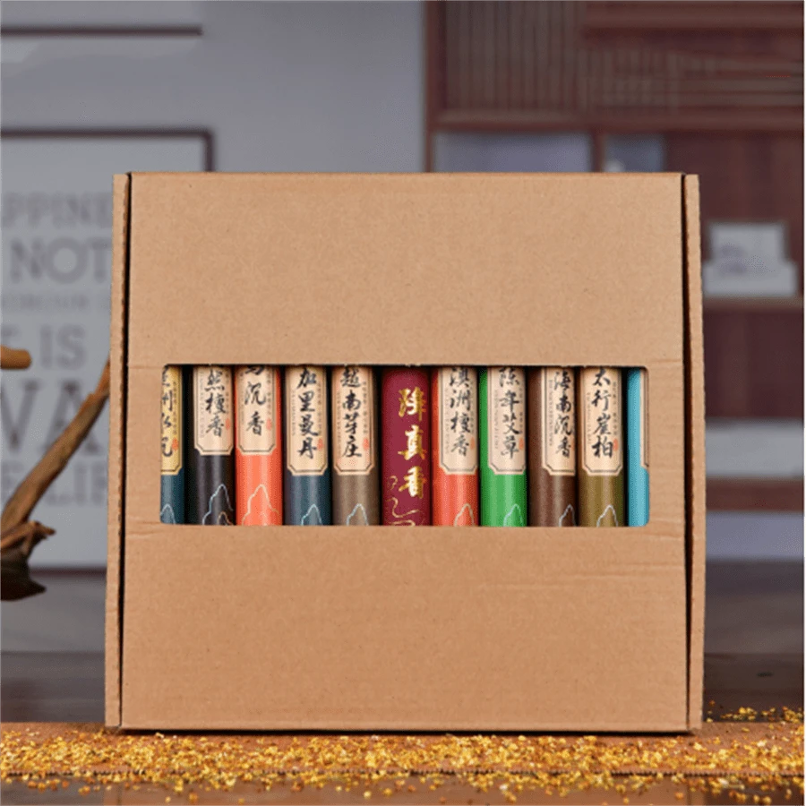 Xian Xiang Lao Shan Sandalwood Home Indoor Incense Gift Box Combination ...