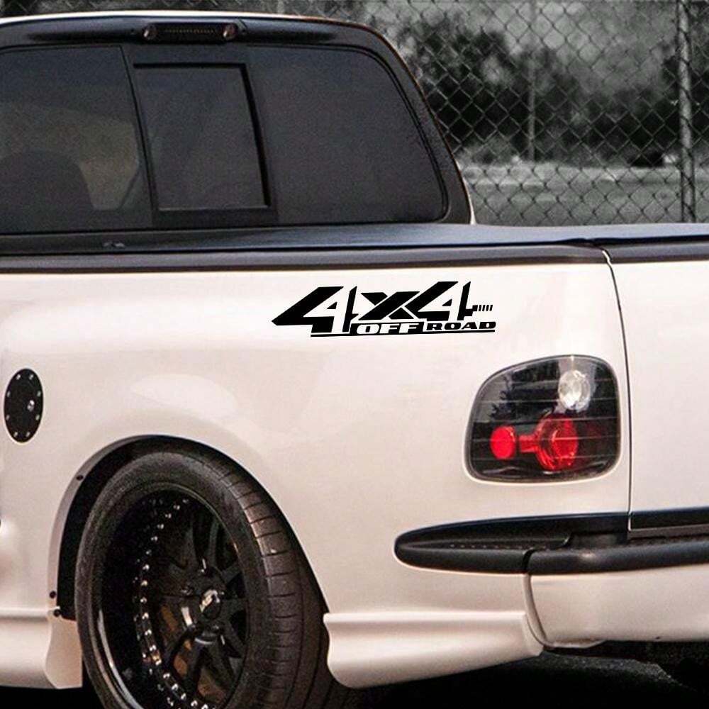 4X4 OFF ROAD Car Stickers Auto Vinyl Film Pickup Decals Universal For ...