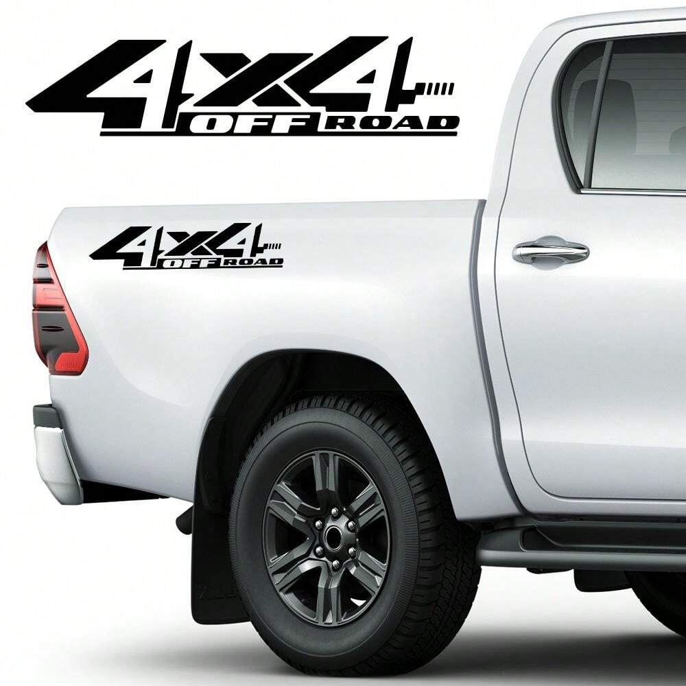4X4 OFF ROAD Car Stickers Auto Vinyl Film Pickup Decals Universal For ...