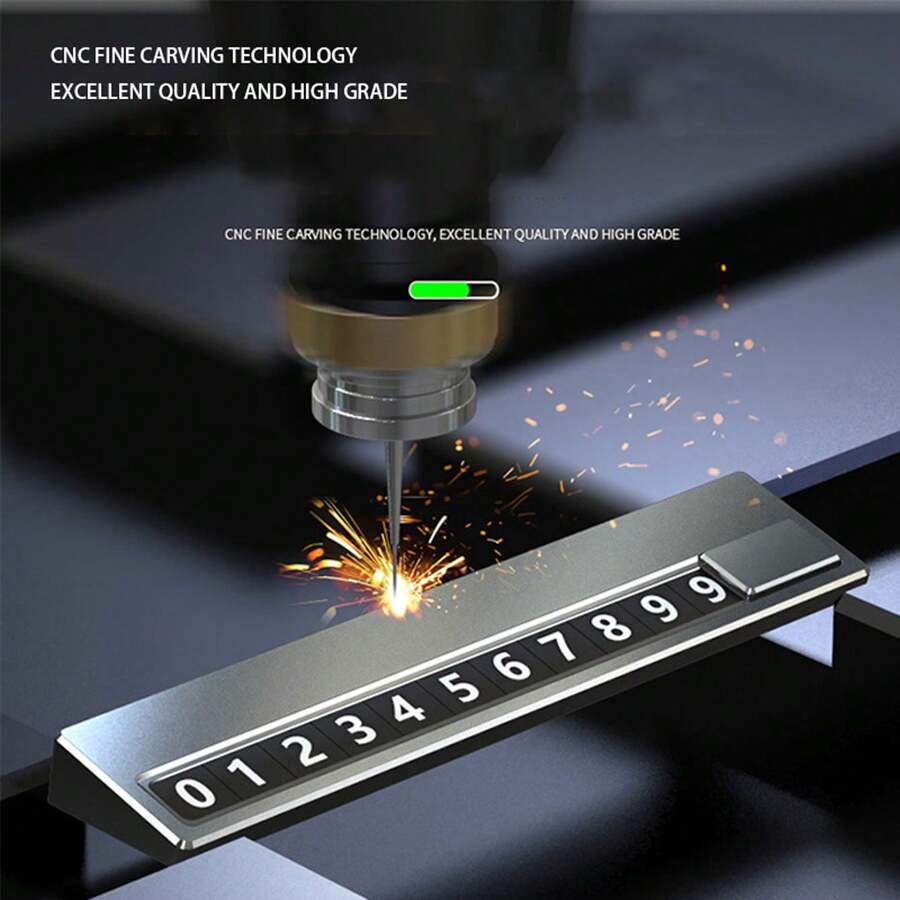 Car Temporary Parking Plate Metal Mobile Phone Number Plate License ...