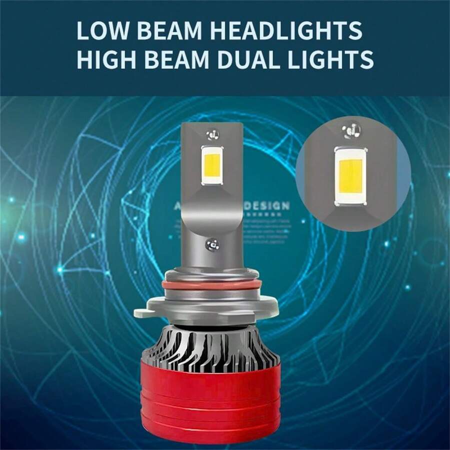 Modified LED Headlights With High And Low Beam Integrated Ultra Bright ...