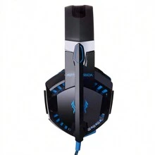 G2000 Blue Gaming Headset, Surround Stereo Gaming Headphones With Noise ...