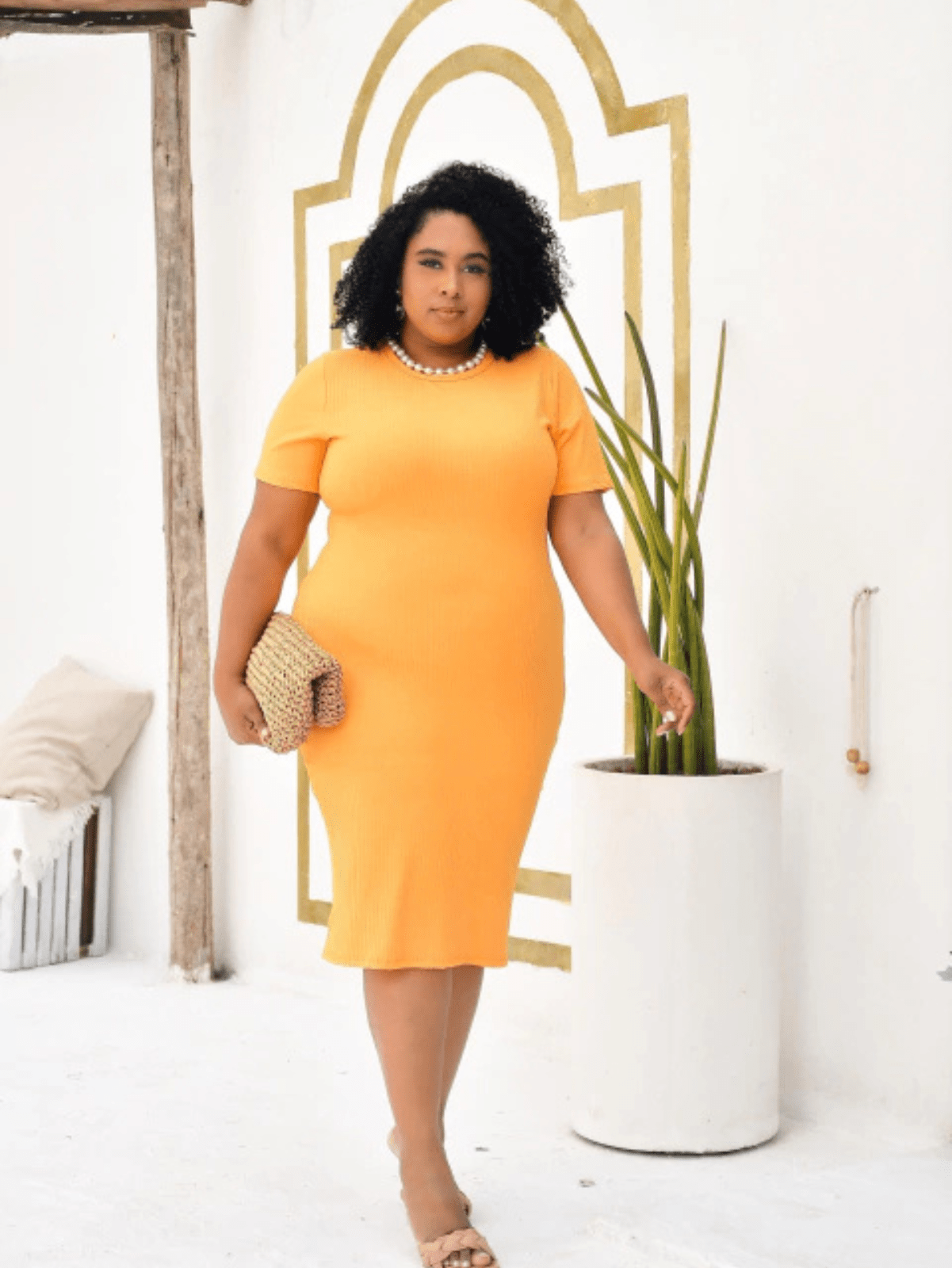 Vestido Plus Size Midi Elegancia | SHEIN Brasil