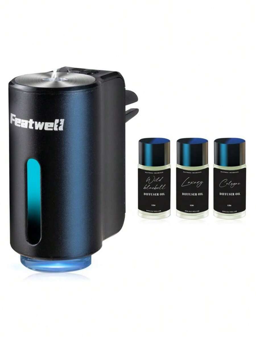 Featwell Car Air Freshener - 3*10ML Natural French Perfume, Portable ...