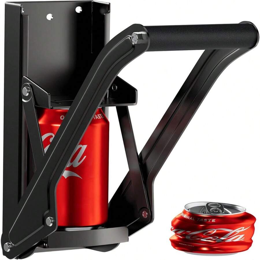 Metal Can Crusher, Heavy-Duty Wall-Mounted Aluminum Can Crusher, Soda ...