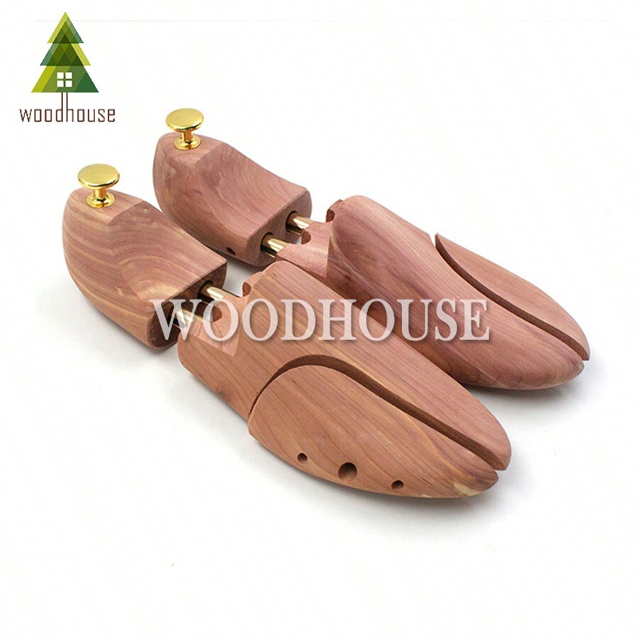 Men's And Women's Twin Tube Adjustable Red Cedar Shoe Tree Wood Shoe ...