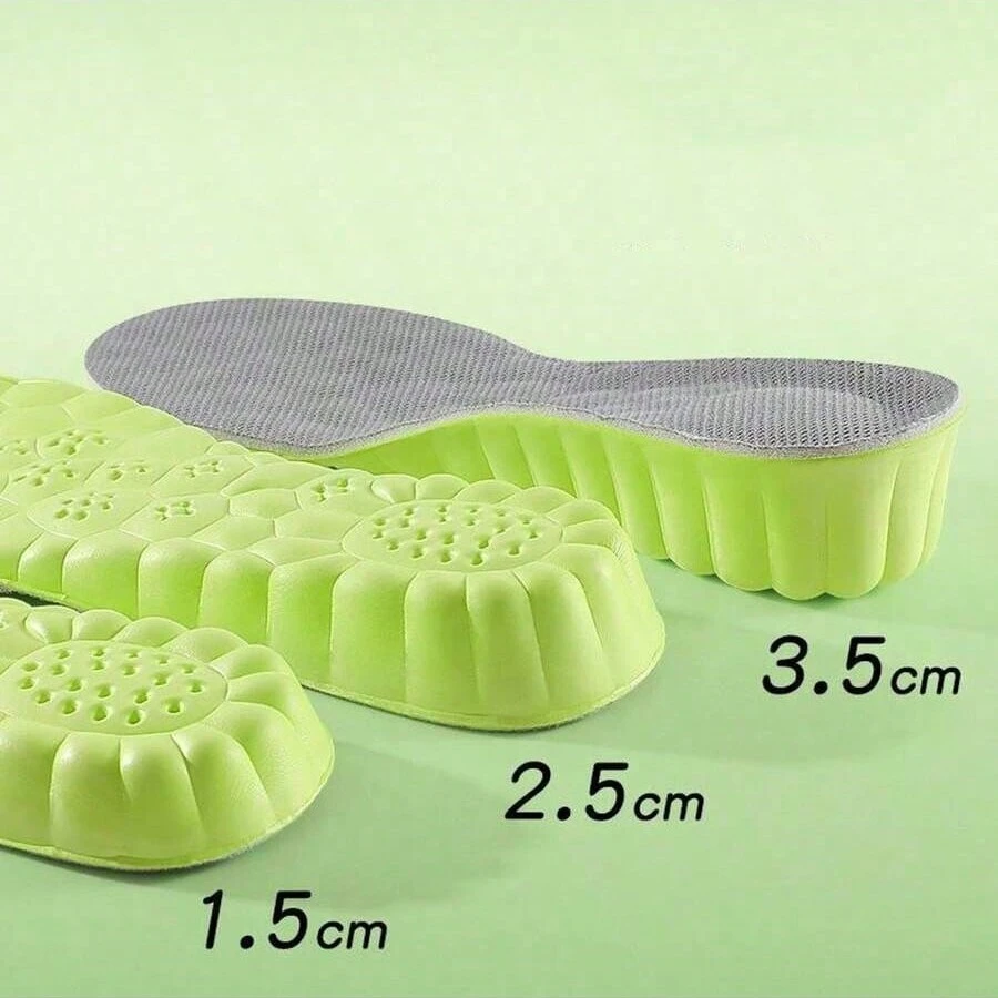 2pcs Invisible Height Increasing Shoe Insoles, Sweat-Absorbing, Shock ...