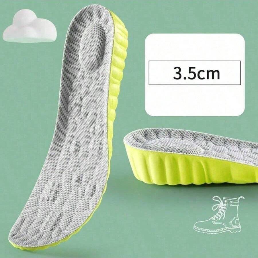 2pcs Invisible Height Increasing Shoe Insoles, Sweat-Absorbing, Shock ...