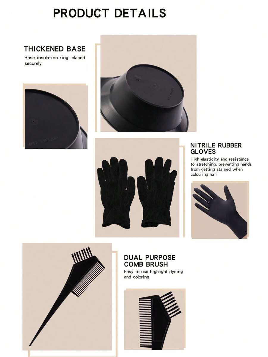 The 3/10 Piece Perm And Dye Set Includes: With Graduated Root ...