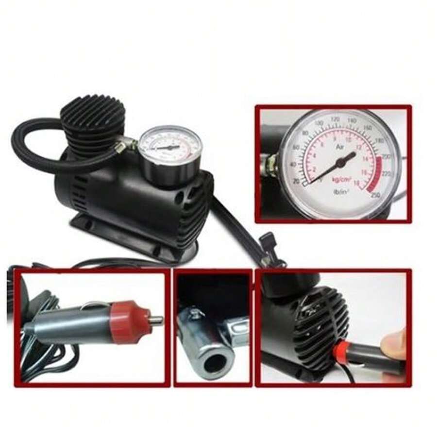 Portable Automotive Air Compressor 12v Inflate Tire Ball 250psi | SHEIN USA
