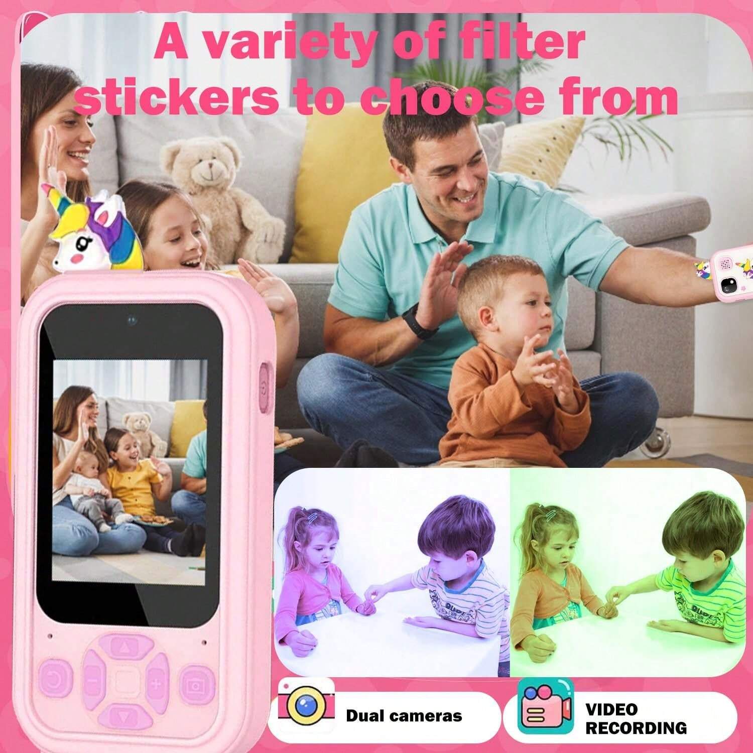 Kids Smart Phone Toys, Kids Camera HD Dual Camera Phone For Kids ...