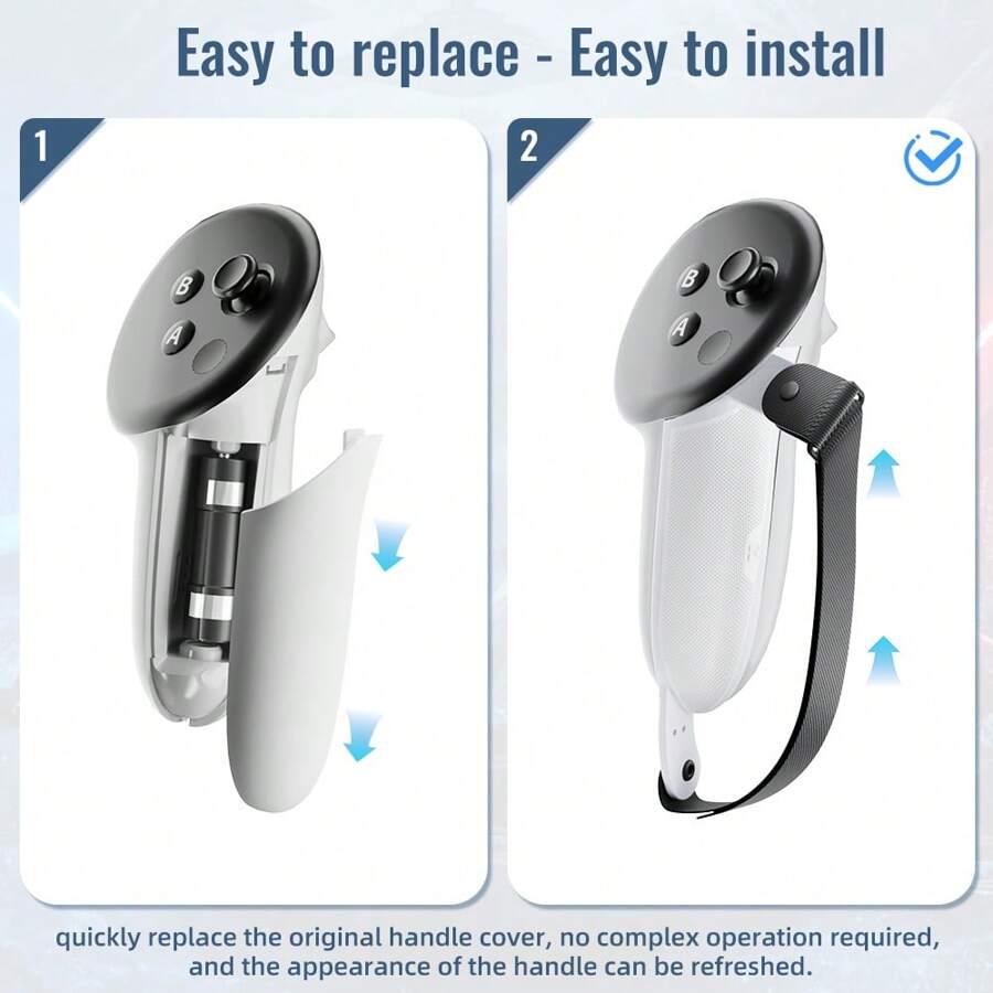 AOLION Meta Quest 3 Controller Cover, Non-Slip VR Controller ...