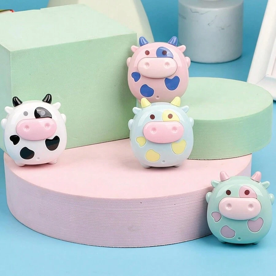 Random Style Little Cow Pencil Sharpeners. Cute-Shaped Pencil ...