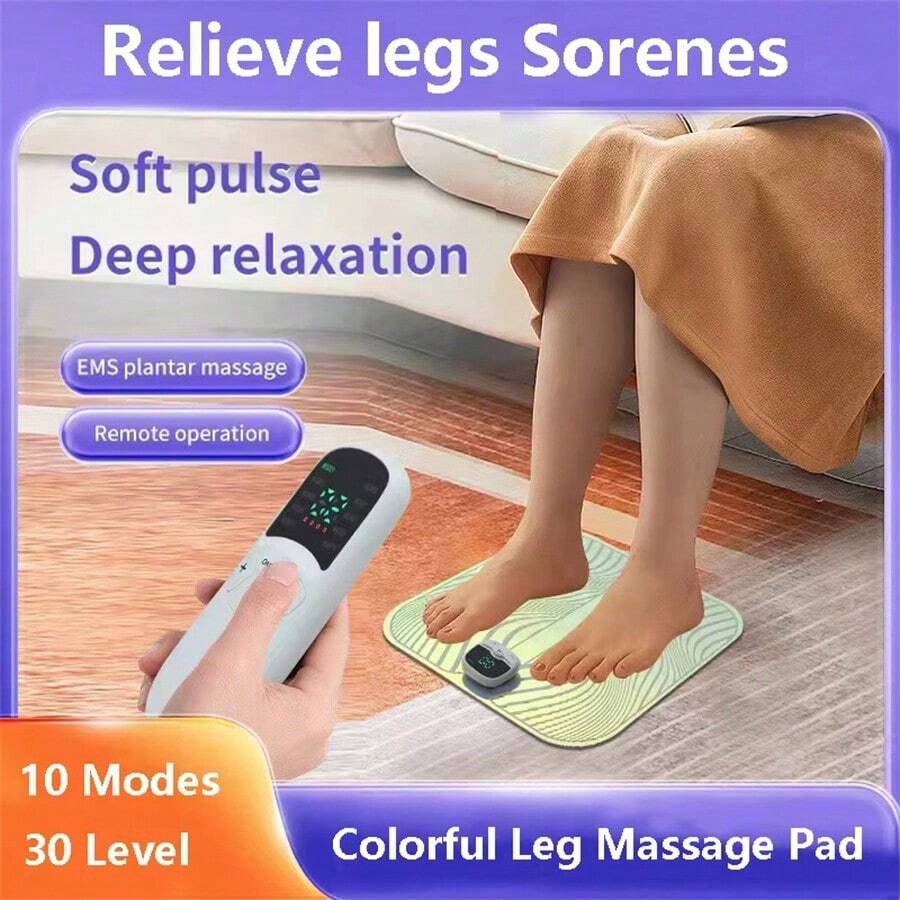 EMS Foot Massage Pad Muscle Stimulator Electric TENS Foot Massage Pad ...