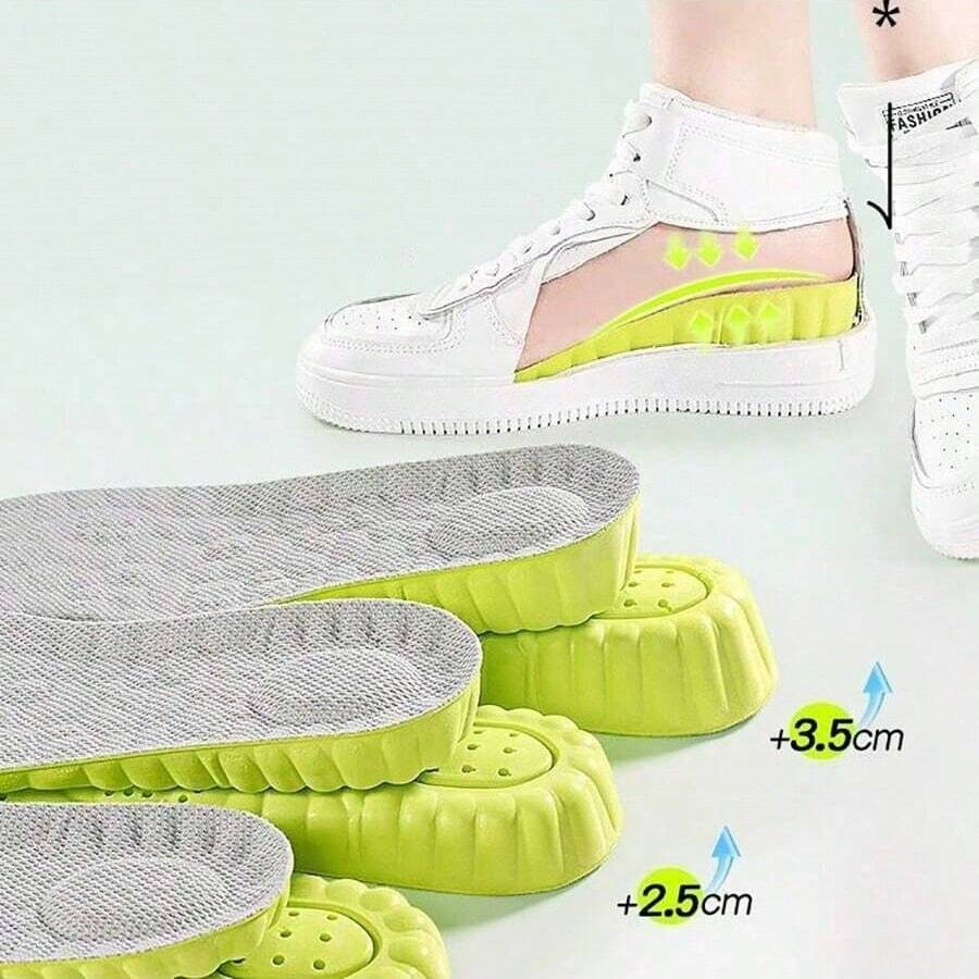 2 Pairs Of Invisible Height Increasing Insole, Not Tiring The Feet ...