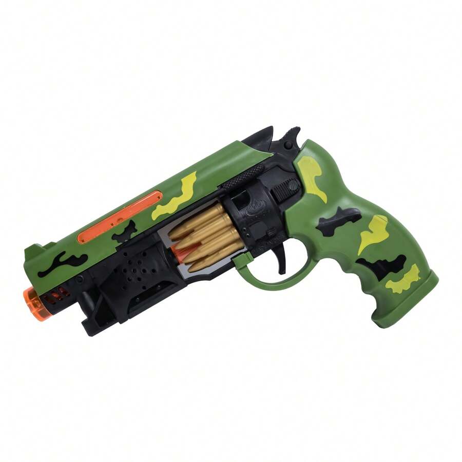Light-Up Sound Effect Toy Gun, Music Electric Pistol, Vibrating ...