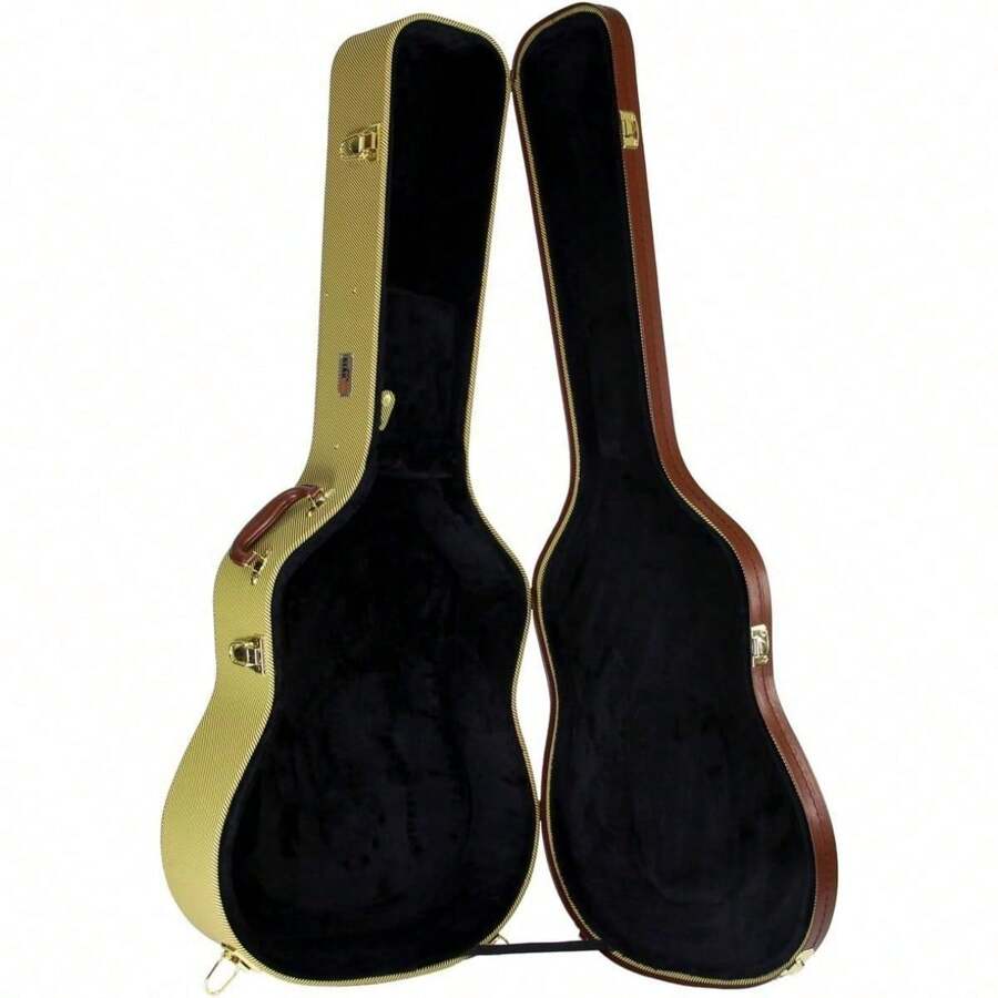 Dreadnought Acoustic Guitar Hard Case - Tweed | SHEIN USA