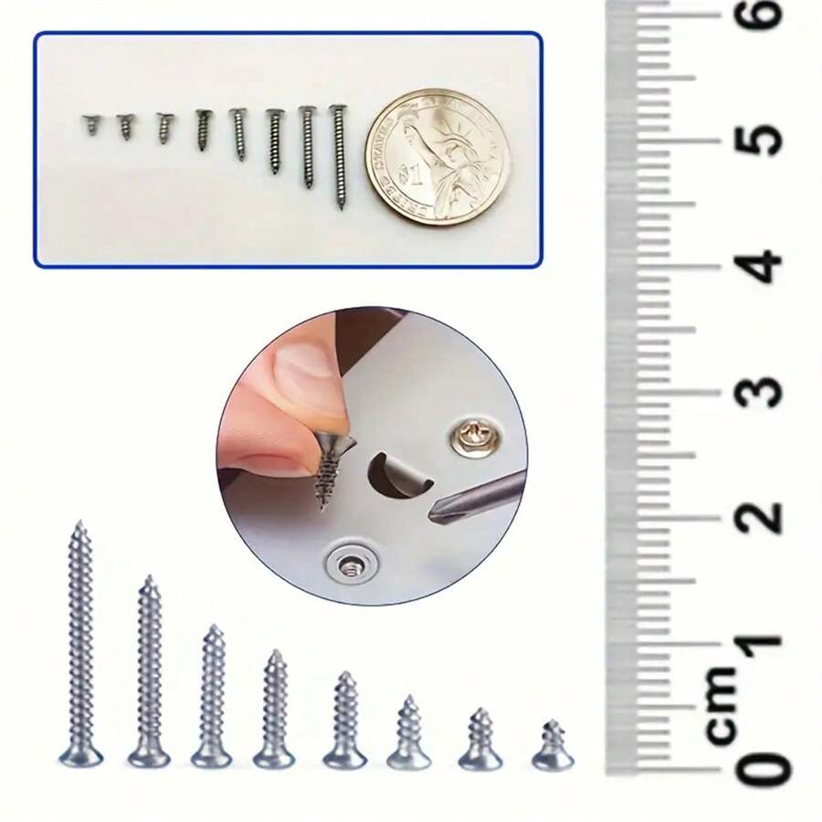 800 Self-Tapping Wood Screw Suit, M2 Phillips Pan Head Steel Plate ...