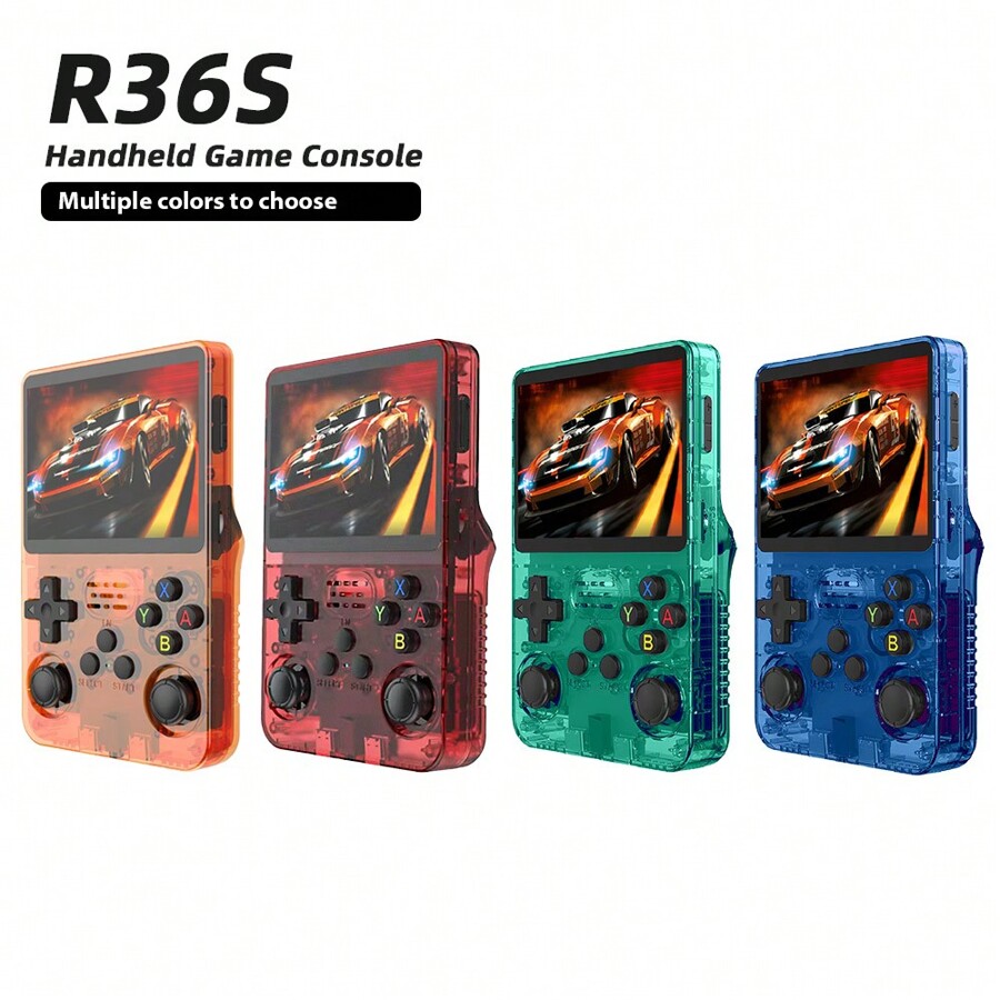 Nieuwe Rode R36s Retro Handheld Game Console Linux Systeem 3 5 Inch Ips