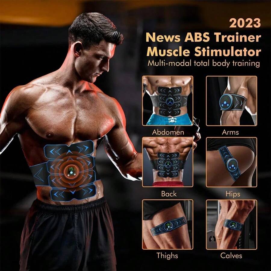 EMS Abdominal Muscle Patch Exercise And Fitness Muscle Trainer ...