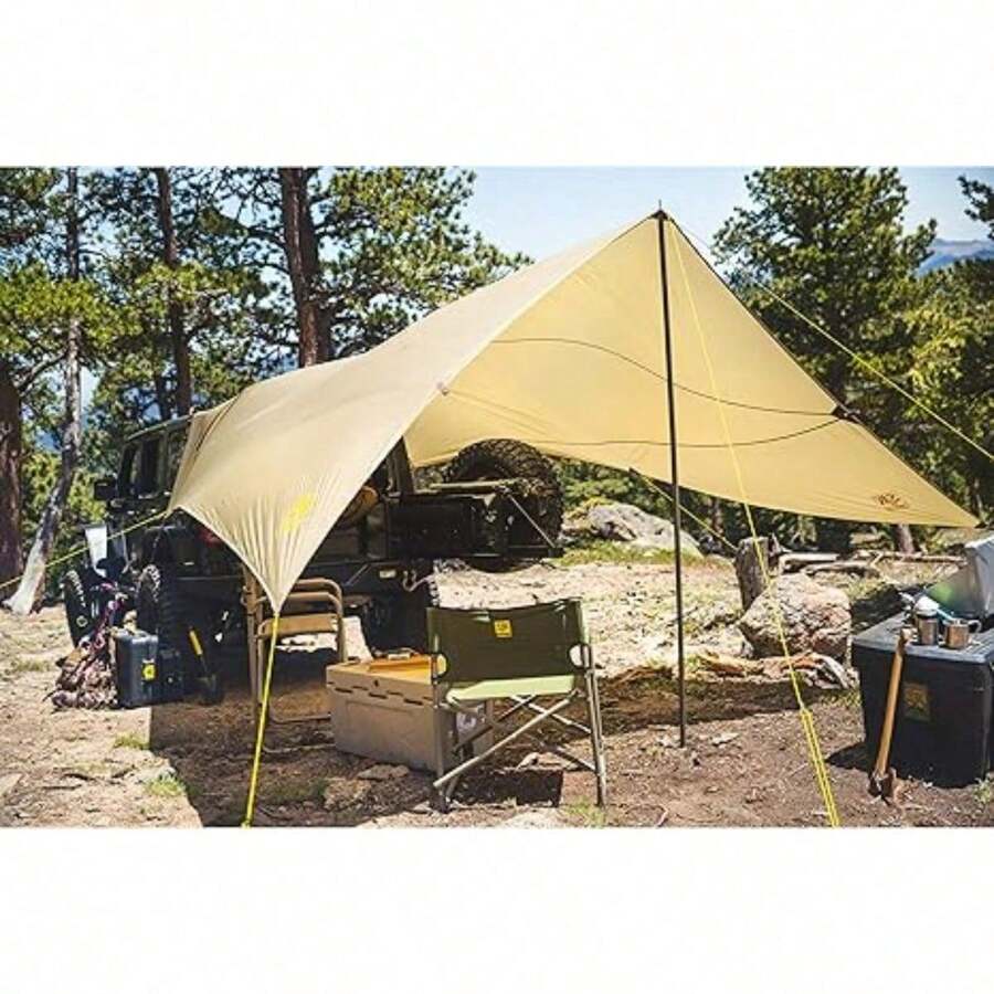 Roadhouse Tarp, Hunting Camping & Overland Shelter Protects From Rain ...