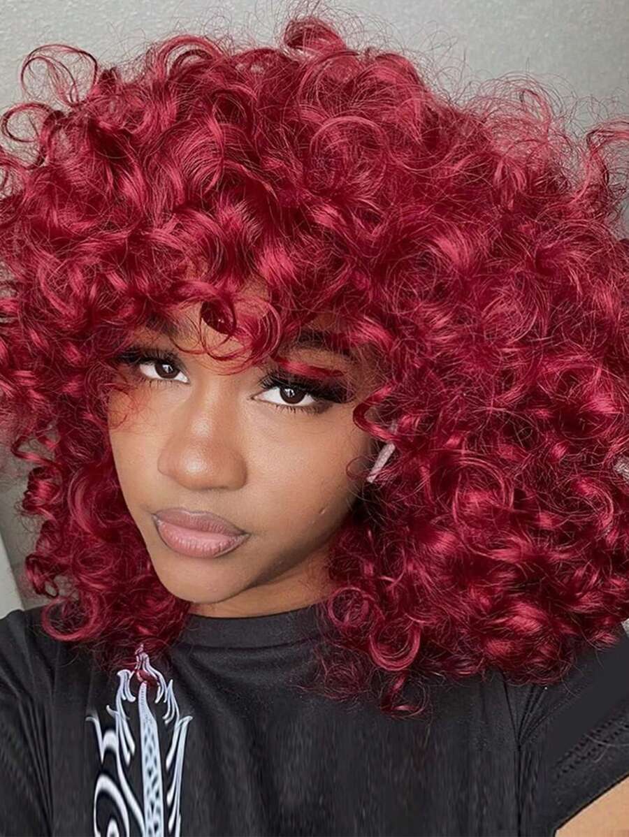 Peluca rizada grande, pelucas rizadas de 12 pulgadas para blancos ...