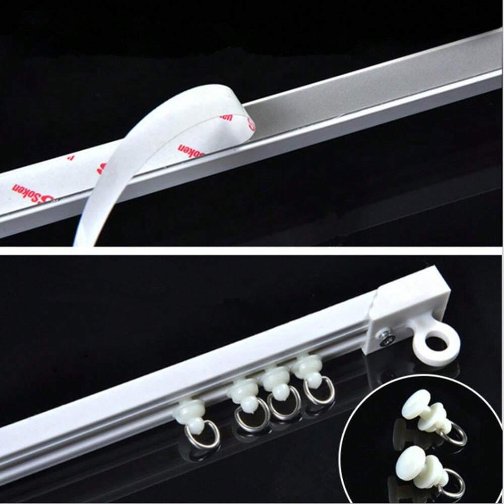 Self Adhesive Curtain Track Non Perforated Ceiling Or Wall Installation ...