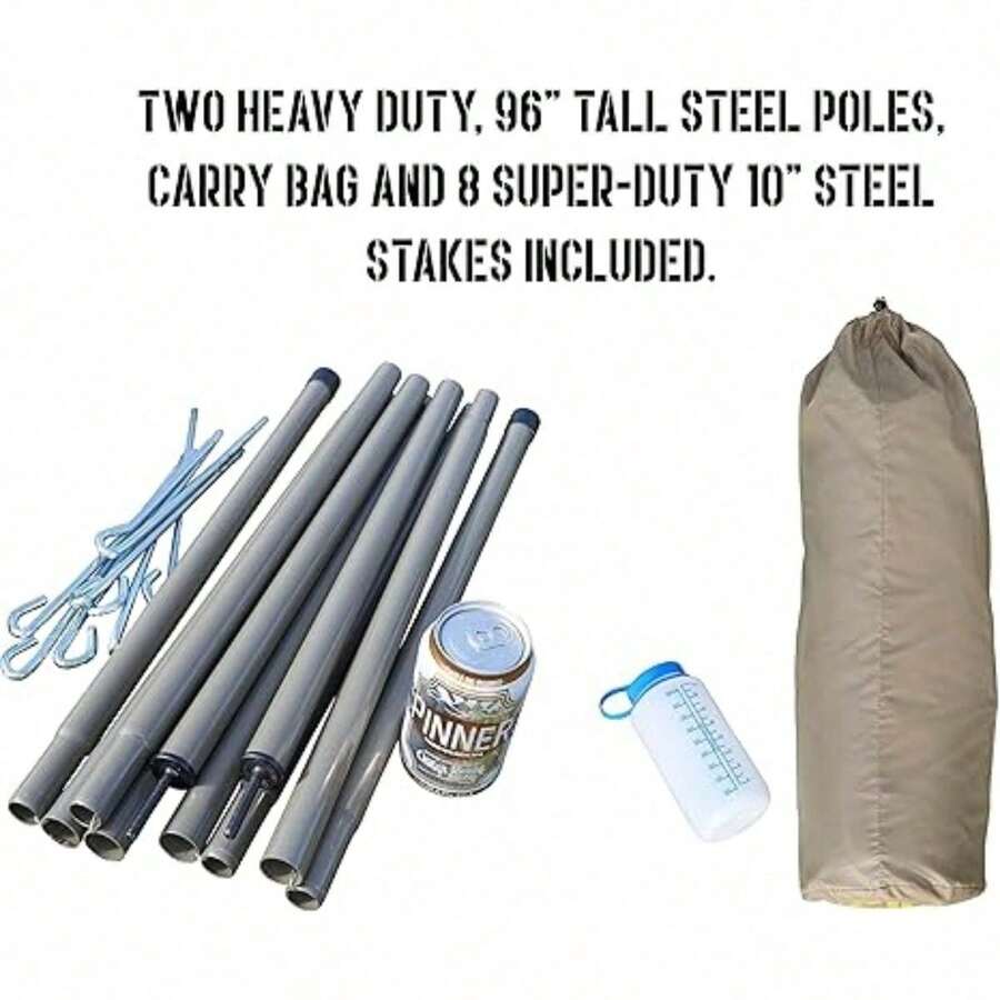 Roadhouse Tarp, Hunting Camping & Overland Shelter Protects From Rain ...