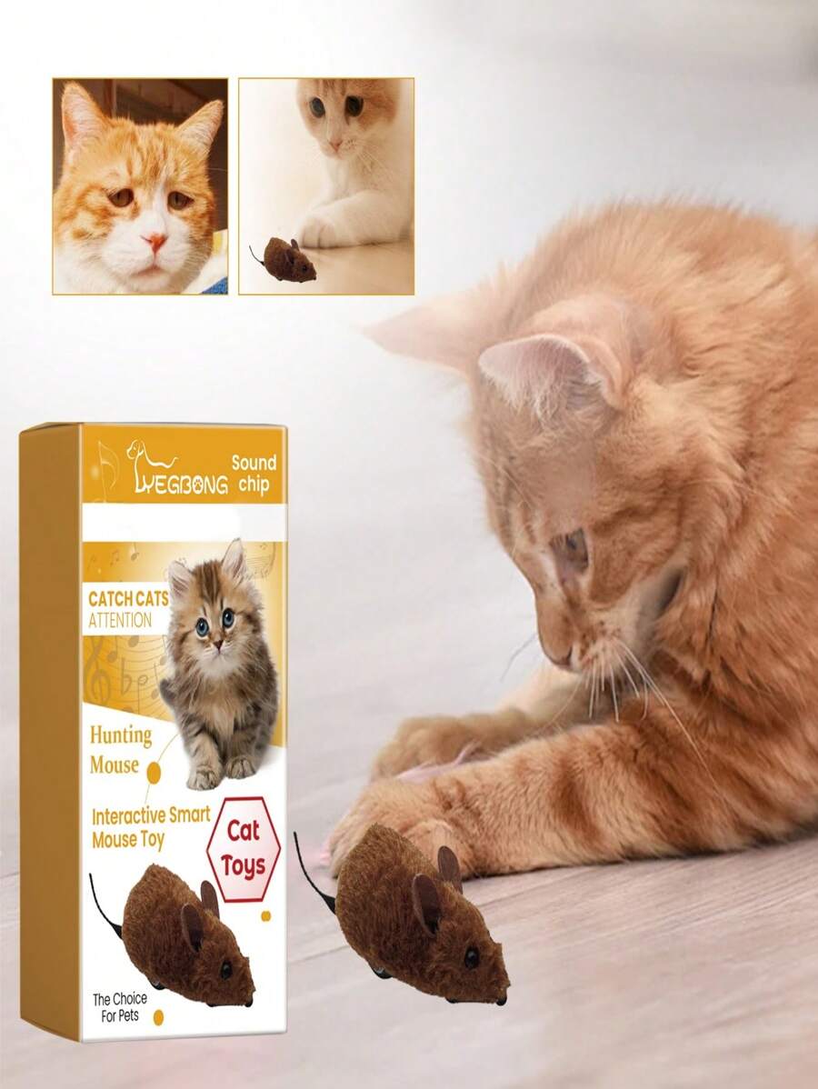 Pet Interactive Computer Mouse Toy, Teasing Cats And Dogs To Simulate ...