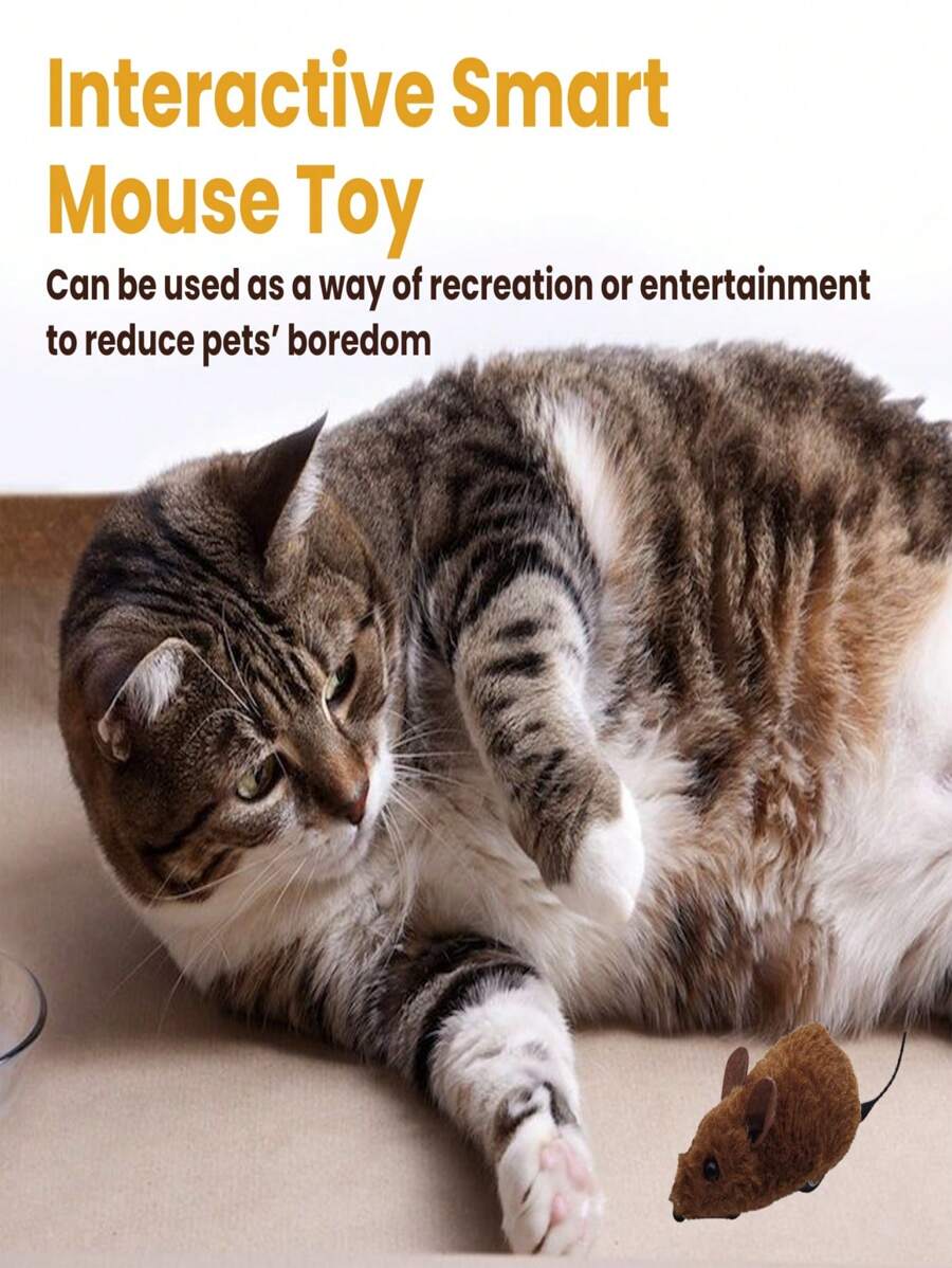 Pet Interactive Computer Mouse Toy, Teasing Cats And Dogs To Simulate ...