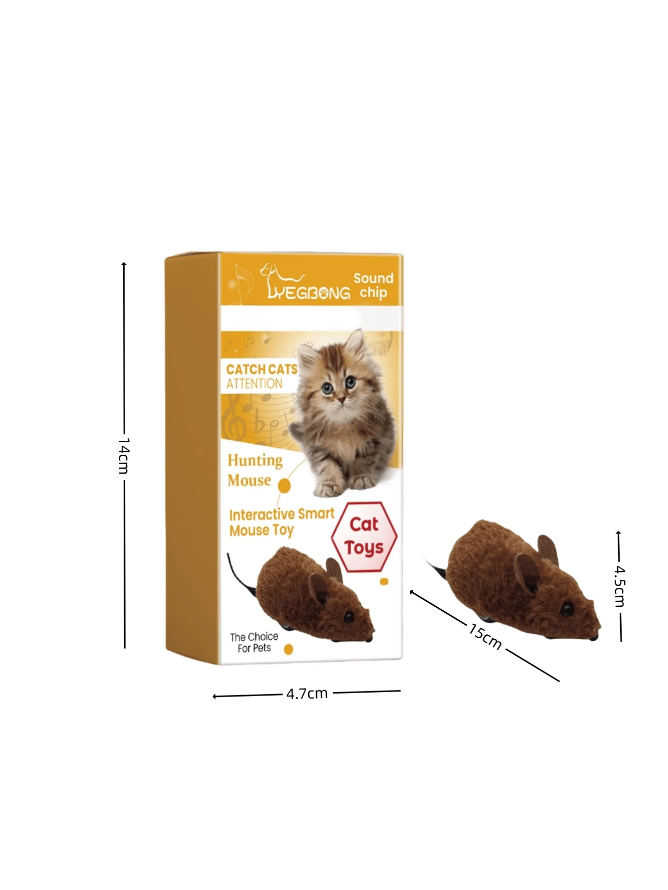 Pet Interactive Computer Mouse Toy, Teasing Cats And Dogs To Simulate ...