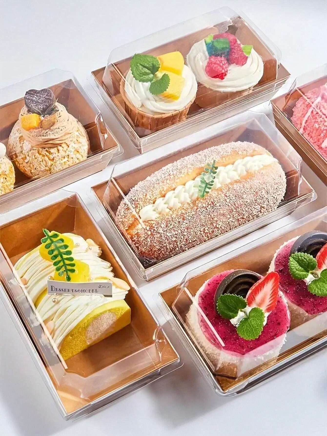 10pcs,Sushi Fruit Display Food Storage, Paper Cupcake Containers ...