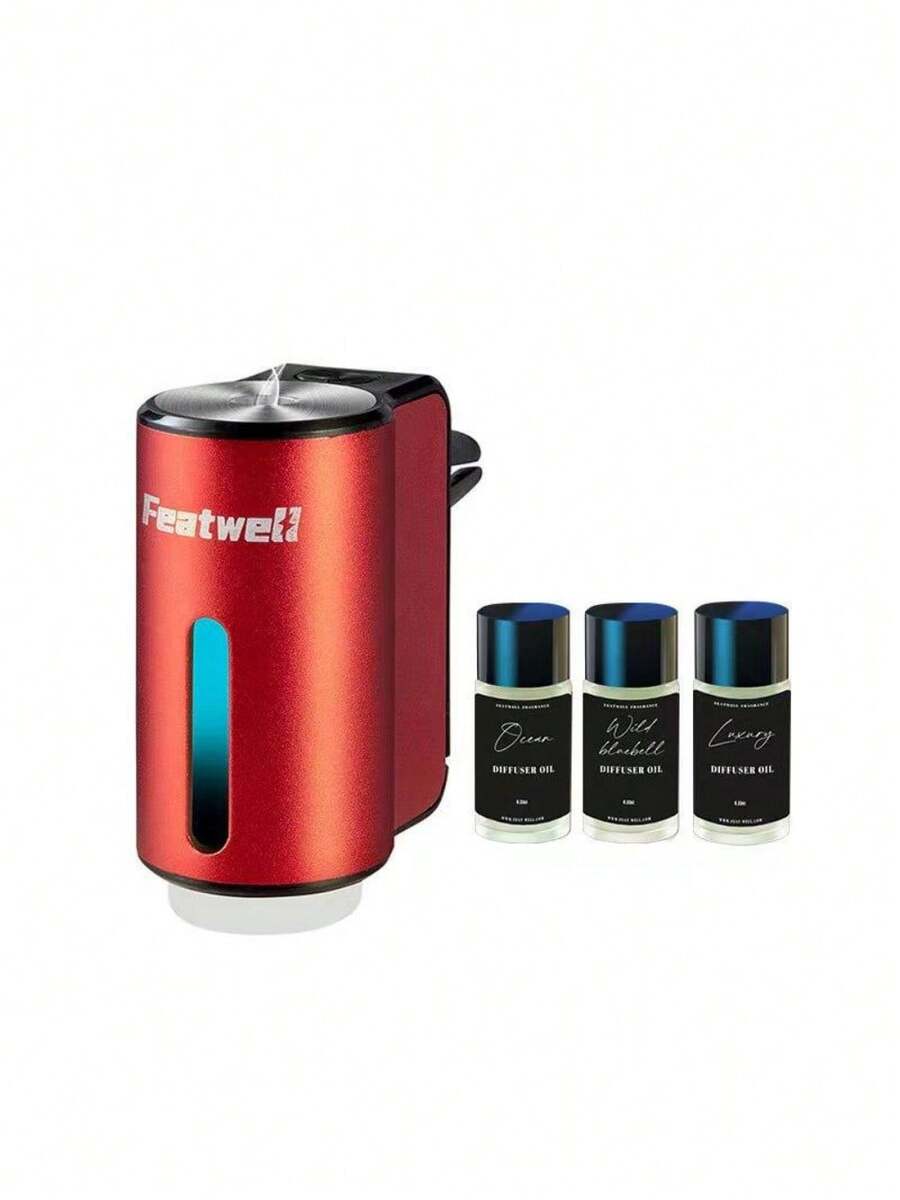 Featwell Car Air Freshener - 3*10ML Natural French Perfume, Portable ...