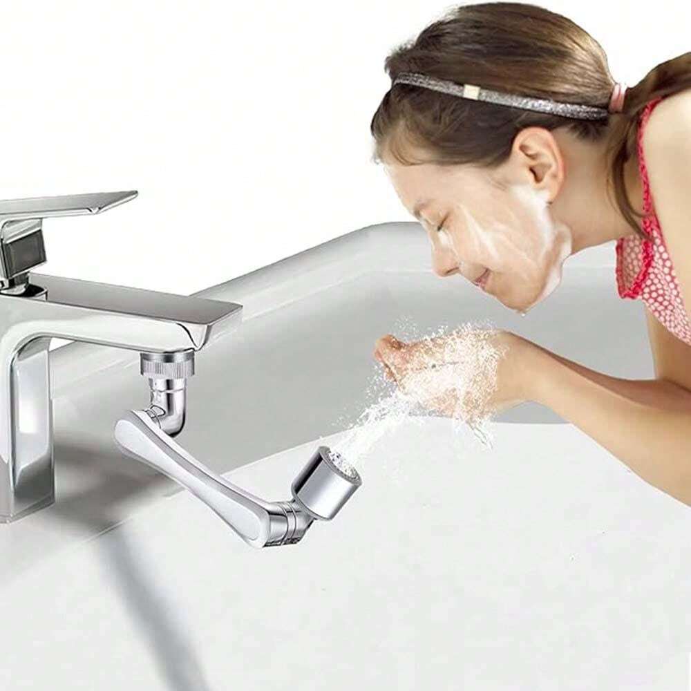 1080 Degree Rotating Faucet Aerator, Bathroom Sink Extender For Toddler ...