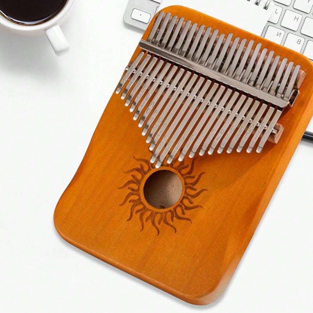Kalimba 21 Keys Thumb Finger Piano - Mbira - Solid Wood Portable ...