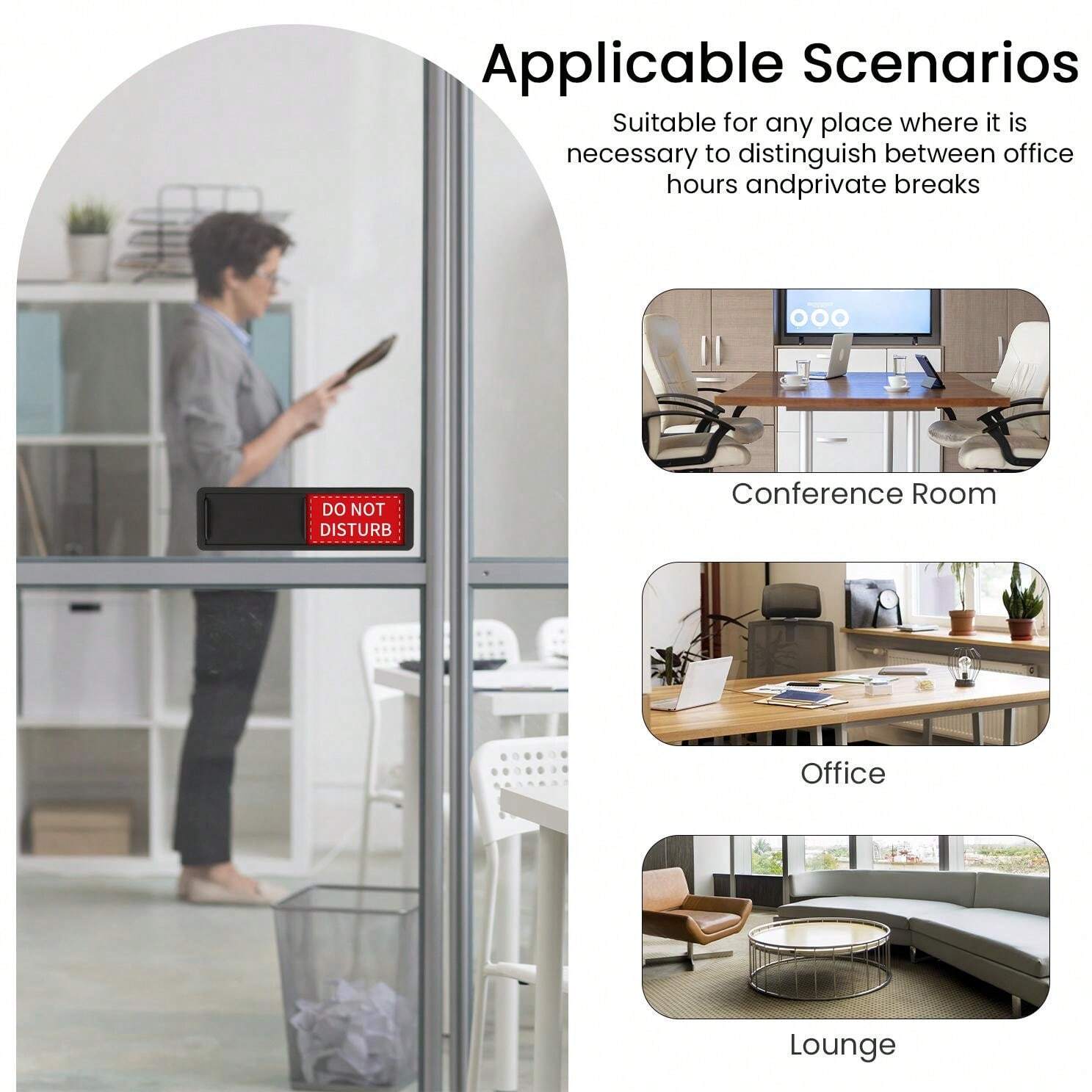 STLEKAN Do Not Disturb Welcome Please Knock Sign, Privacy Sign For Home ...