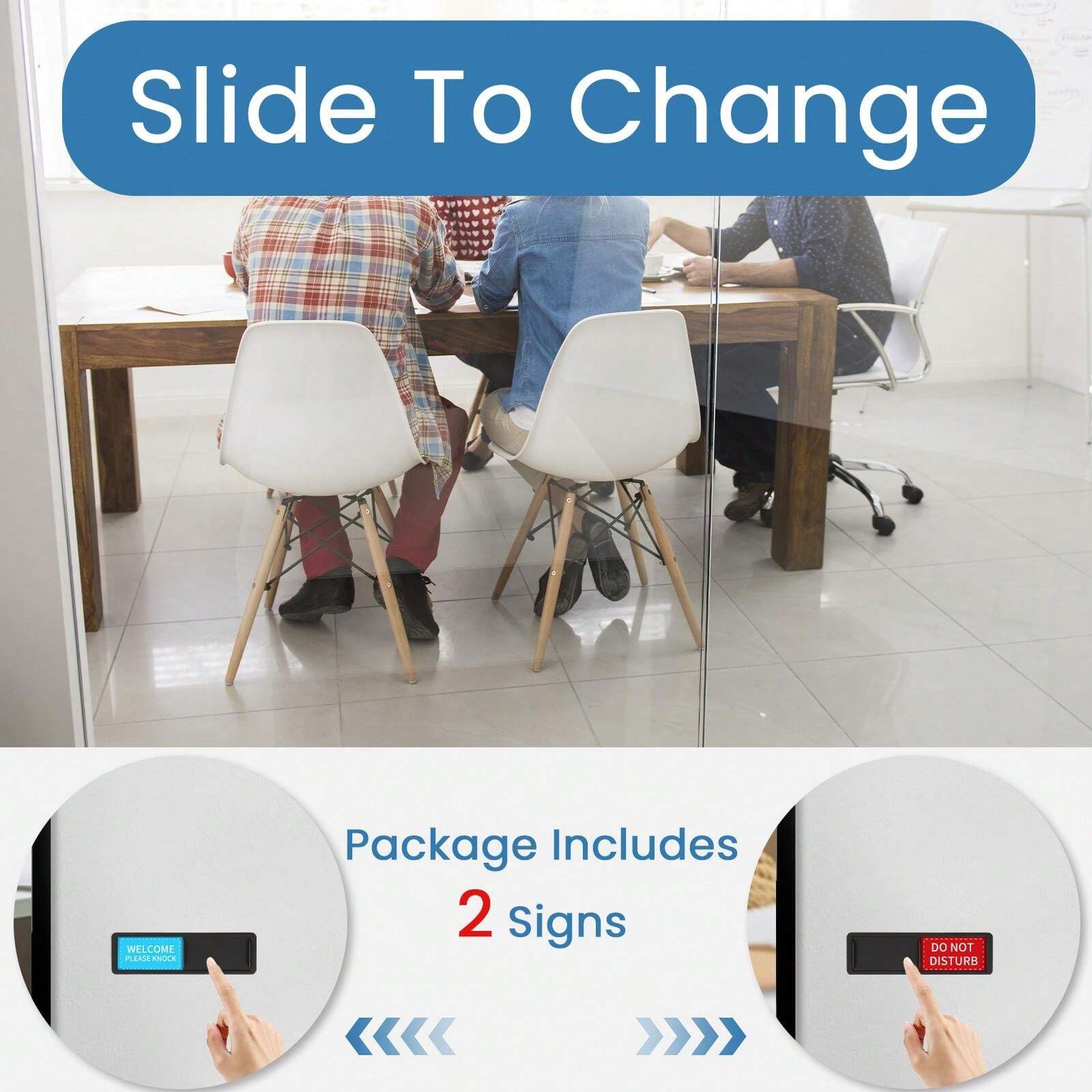 STLEKAN Do Not Disturb Welcome Please Knock Sign, Privacy Sign For Home ...