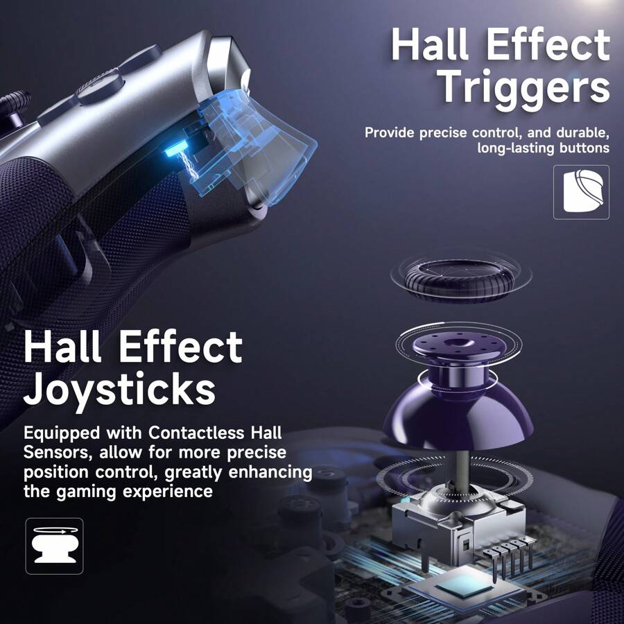 EasySMX X10 Wireless PC Controller With Dual Hall Effect, Bluetooth ...