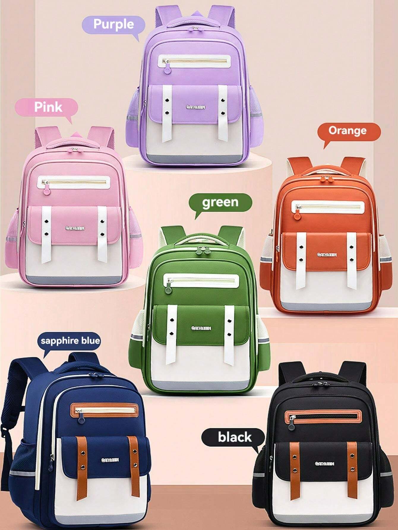 New Elementary School Students Schoolbag 1-3-6-9 Grades 6-12-16 Years ...