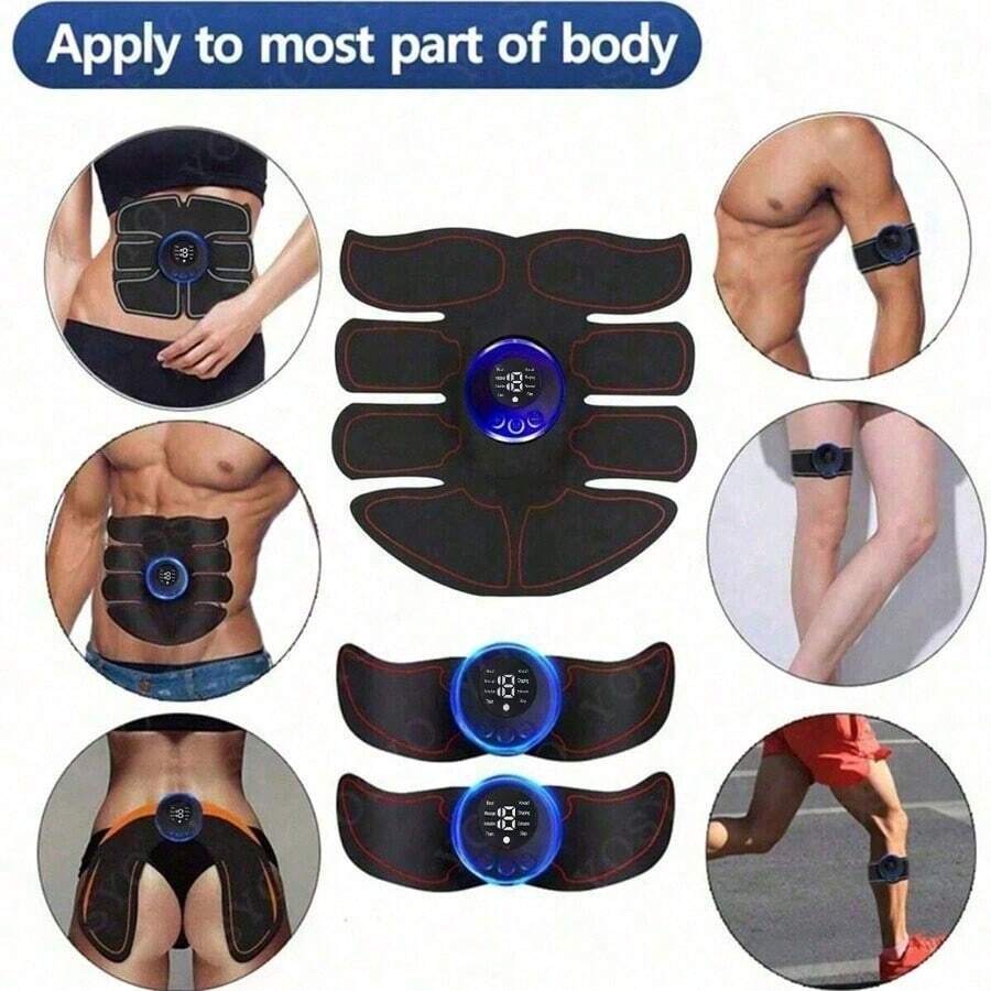 Abdominal Muscle Stimulator EMS Massager Buttocks Hip Trainer ...