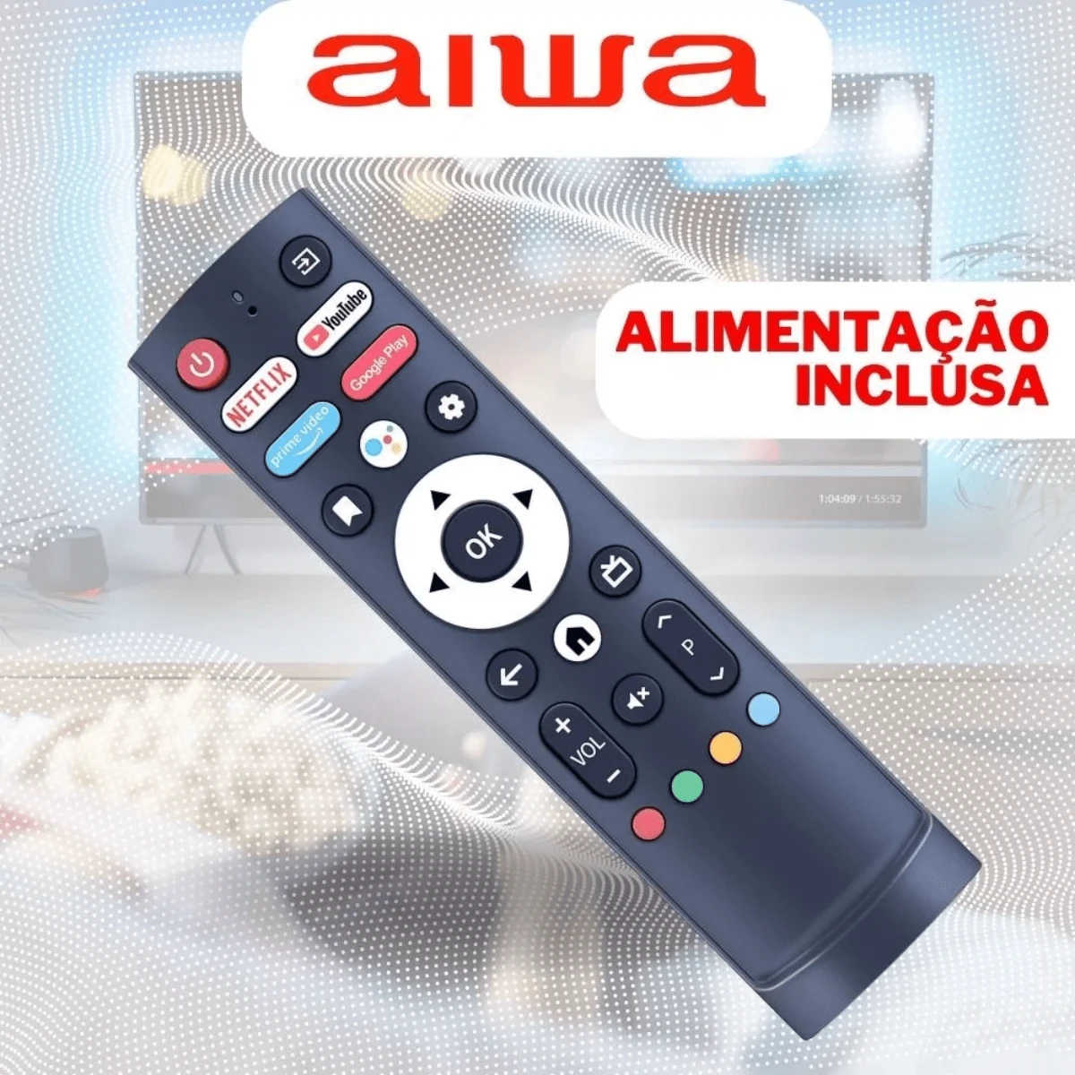 Remote Control For Aiwa Smart Android TV Various Models Ready For ...