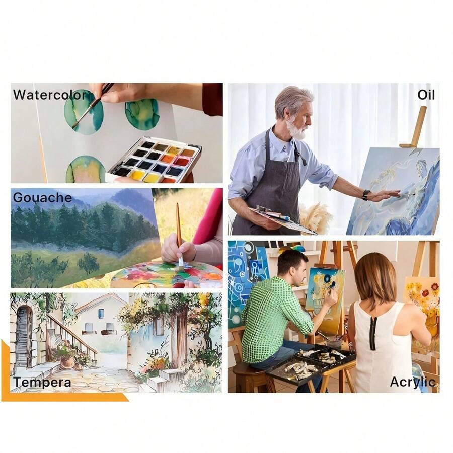 Conjunto de 10 piezas de paneles de lienzo de 5 x 7 pulgadas, 6 x 6 ...