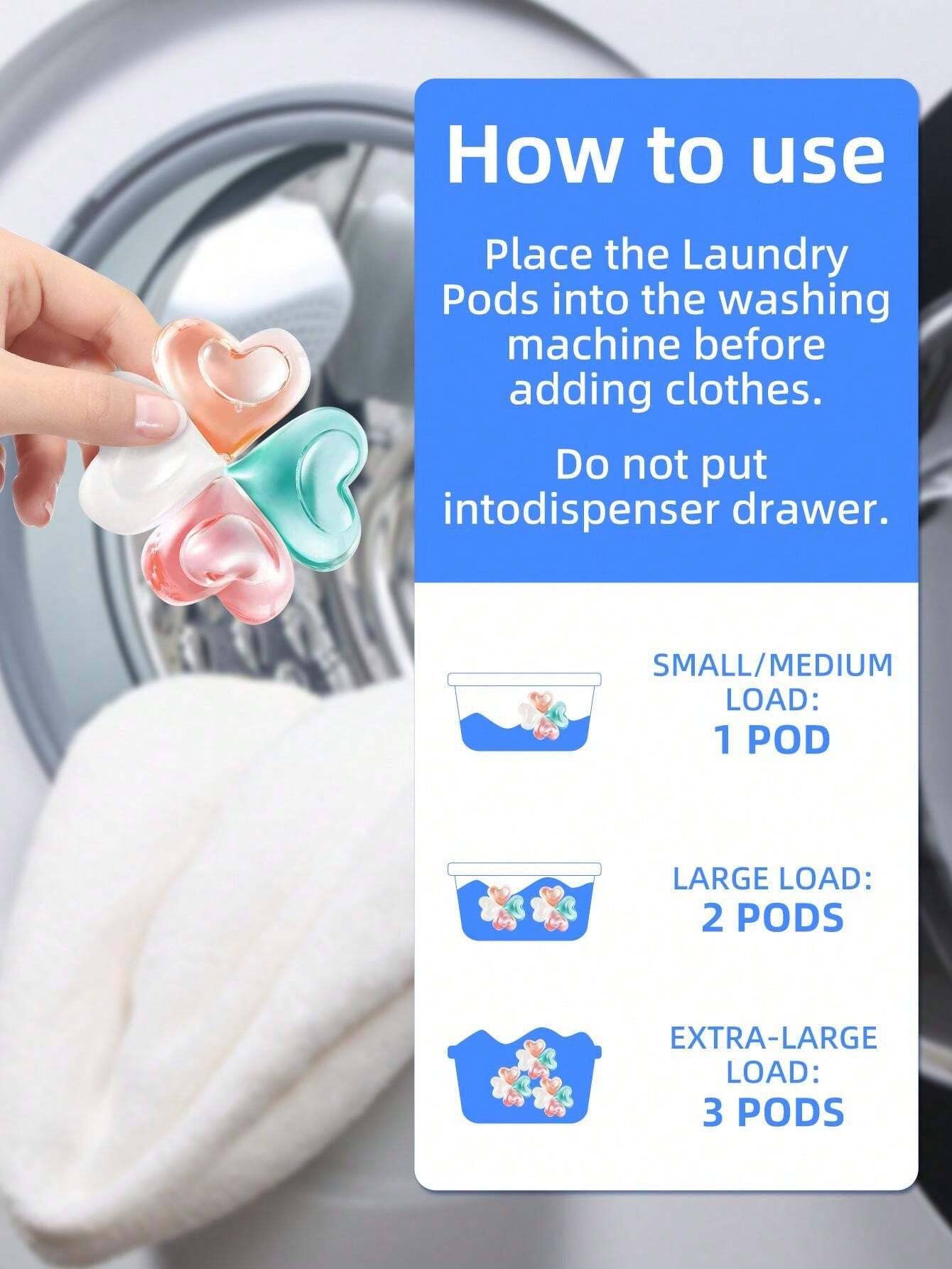 SUKGARDEN 80 Count 4-In-1 Laundry Detergent Pods. Concentrated ...