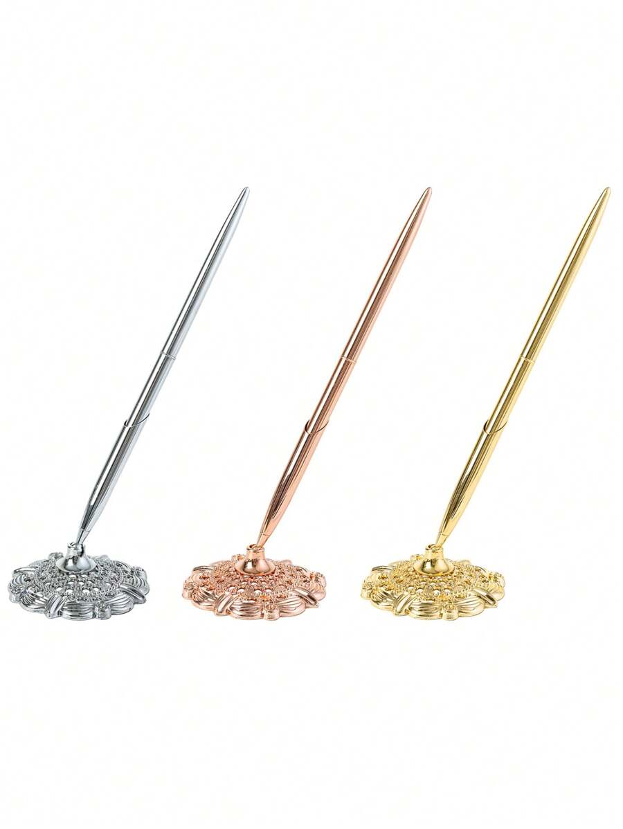 Stylos de bureau de signature d'entreprise, stylos à bille en métal ...